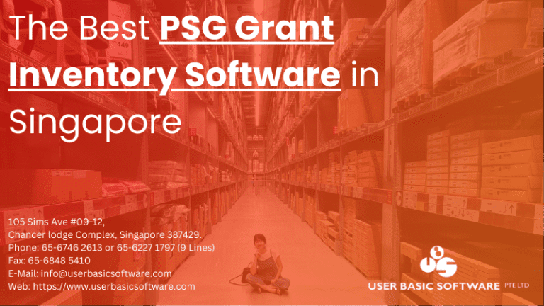 The Best PSG Grant Inventory Software in Singapore